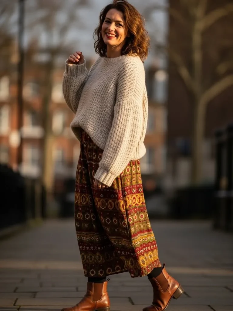 25 Beautiful Boho Cold Weather Outfits For Women With Free-Spirited Style